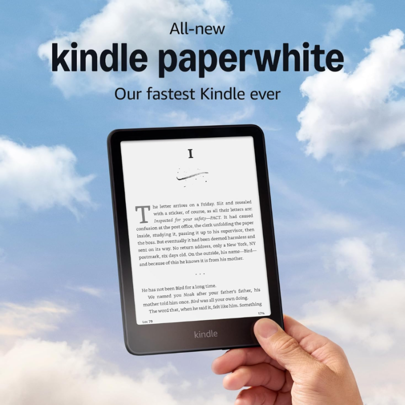 Kindle Paperwhite (12th Gen, 16GB,2024) - Black - Kindle Bangladesh